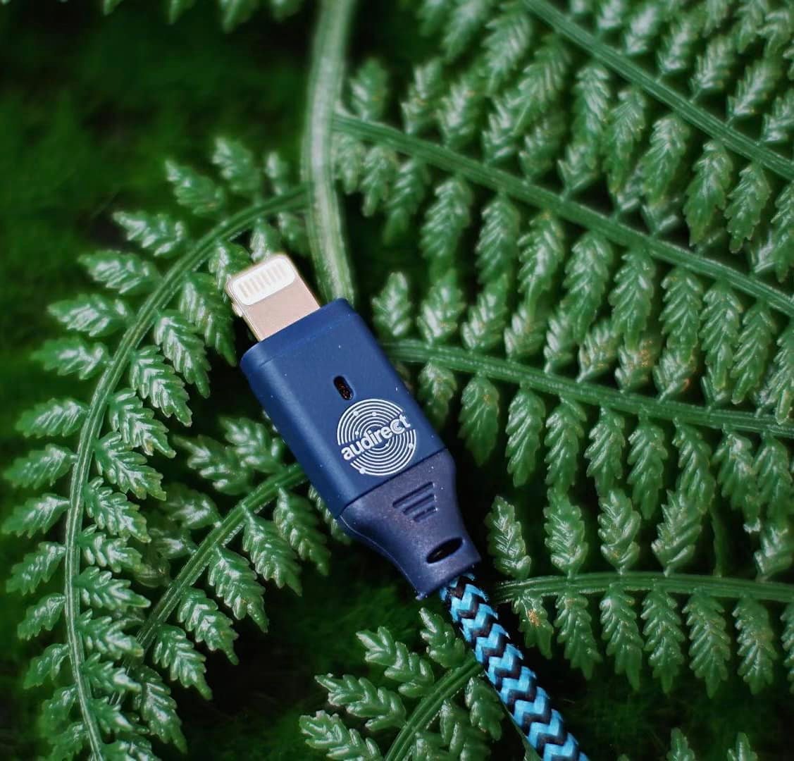 Audirect Atom Mini Hi-Res DAC AMP Lightning or Type-C to 3.5mm Headpho ...